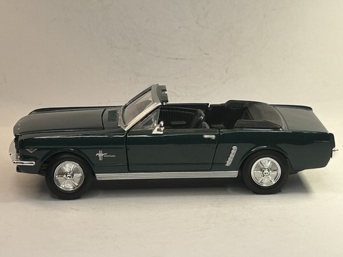 Rare Metallic Green Motor Max 1964 Ford Mustang Convertible 1:24 Die ...