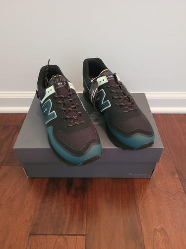 NEW New Balance 574 T Trail Cordura Black Trek Teal U574TX2 Size 10.5 ...