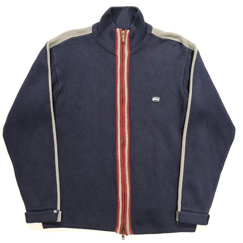 VINTAGE Quicksilver Empire Cardigan Jacket Mens Large Track Full Zip ...