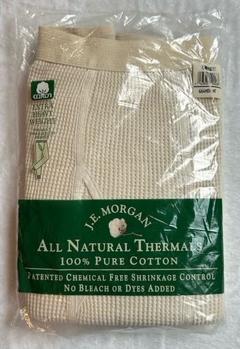NEW Vintage JE Morgan Long Johns Thermal Long Pants Size XL NOS Underwear 100% 43935500283| eBay