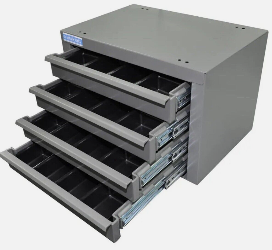 Adrian Steel 9 4-drawer Unit 18w X 12h X 12d Gray for sale online | eBay