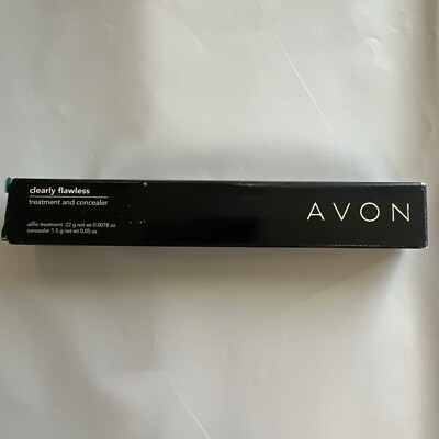 Avon Clearly Flawless Treatment & Concealer Acne Treatment Light .0078 ...