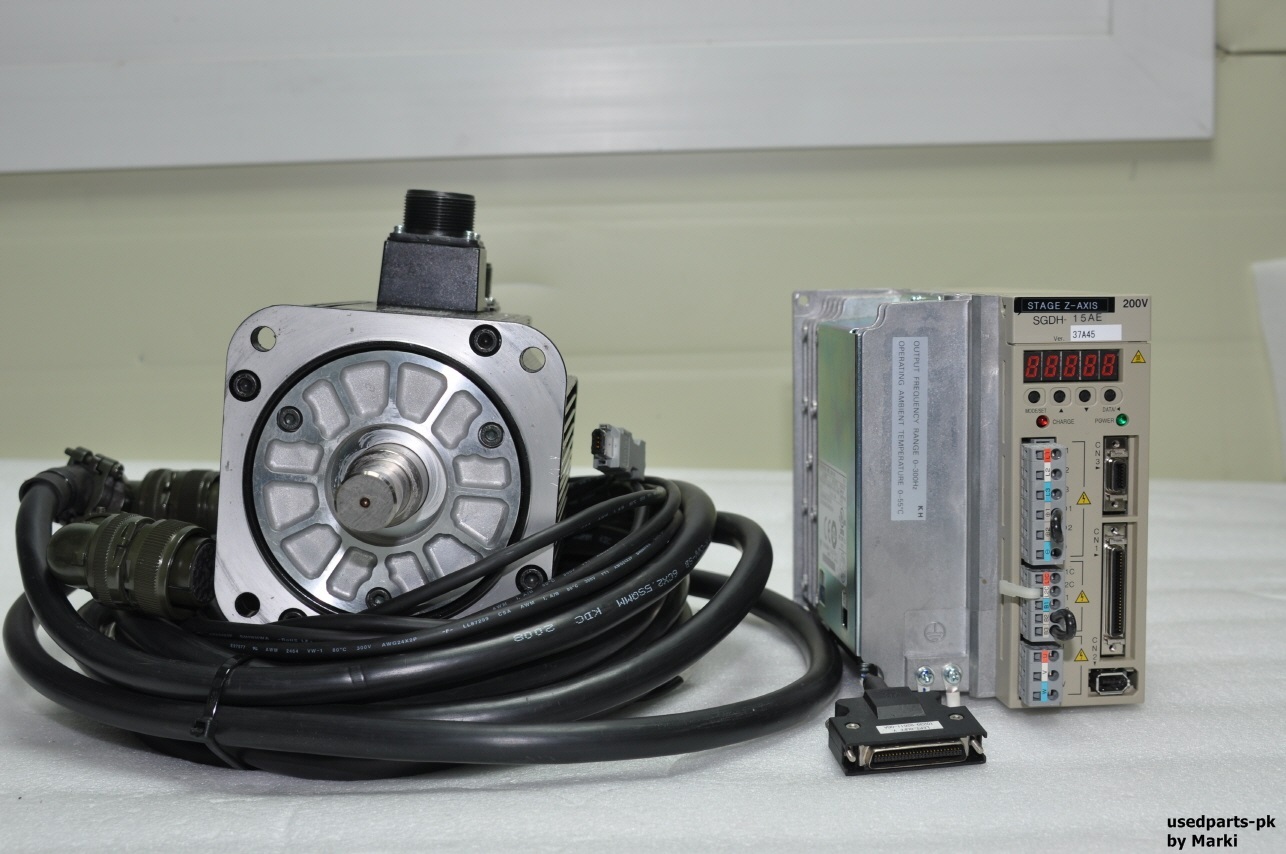 YASKAWA SERVOPACK SGDH-15AE / SGMGH-13ACA2C & CABLES TESTED WORKING | eBay