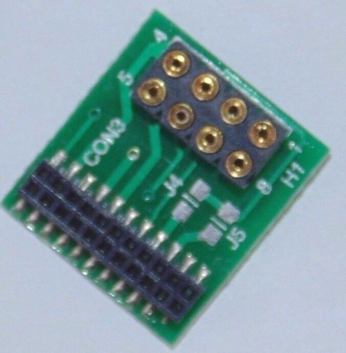 LaisDcc 8 / 21 Pin Adaptor NEM652 Chip to 21MTC. No.860004 DCC (Suits ...