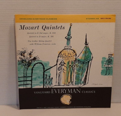 Mozart Quintets Griller String Quartet William Primrose 1966 SRV194SD ...