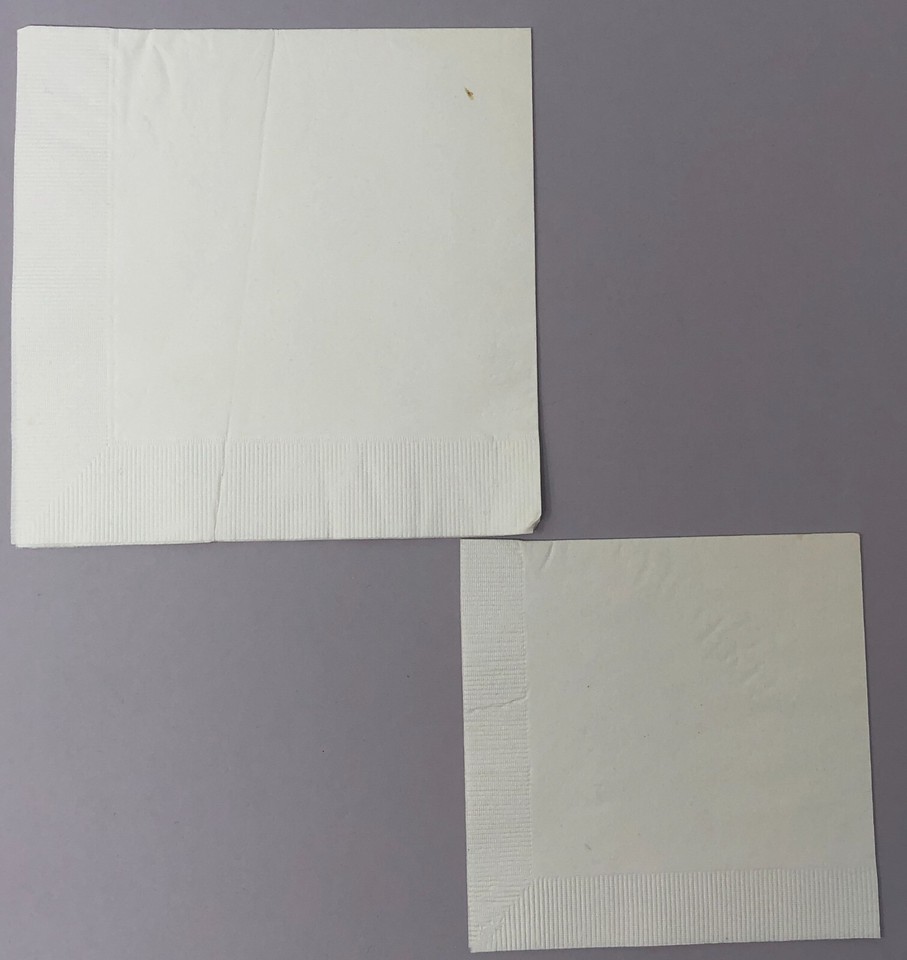 Vintage Paper Napkins (Masonic Lodge Rob Morris #46) Kearny, Nebraska ...