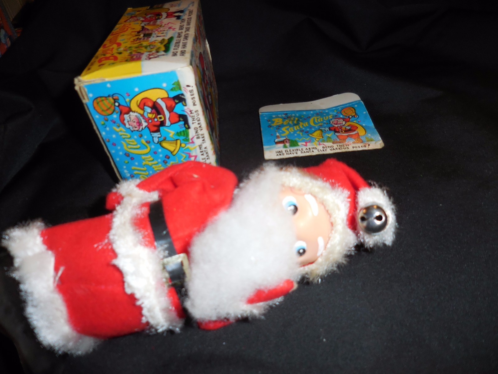 Vintage Wind Up Santa With Box Appears to be MISMATCHED Santa and Box ...