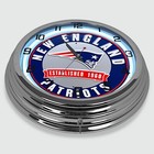 18" New England Patriots Metal Sign Designed White Neon Clock | eBay