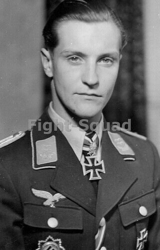 WW2 Picture Photo 1942 Portrait of Hans-Joachim Marseille 1461 | eBay