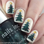 Pine Tree Stencils for Nails, Christmas Nail Stickers, Nail Art, Nail ...