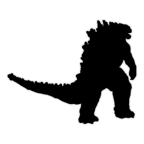 Godzilla Sticker Kaiju Gojira Japan Tokyo Vinyl Decal Car Wall Black ...