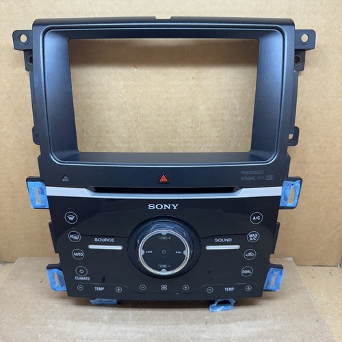 2011-2014 Ford Edge Sony Radio Face Climate Control Panel Bezel DT4T ...