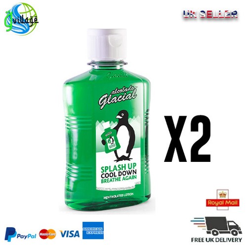 2 X Alcolado Glacial Mentolato Splash Lozione / 250 ML Venditore UK | eBay