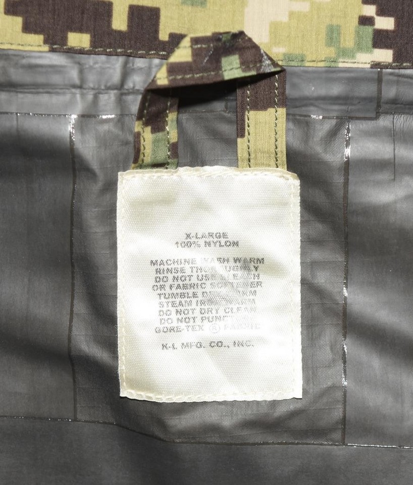 K-L Manf AOR2 Gore-Tex L6 Lightweight Rain Jacket - XL - DEVGRU SEAL ...