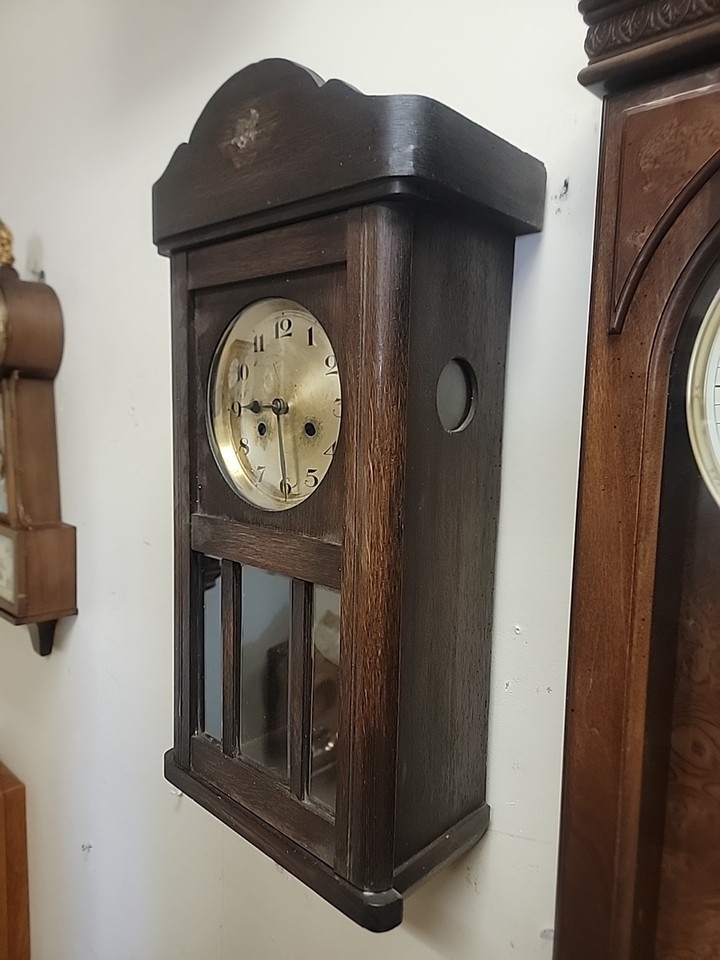 Vintage/Antique German Box Clock Pendulum Wall Clock Unknown Maker | eBay