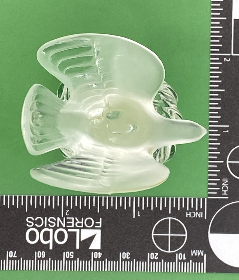 VINTAGE LALIQUE FRANCE NINA RICCI ONE DOVE L'AIR DU TEMPS CRYSTAL ...