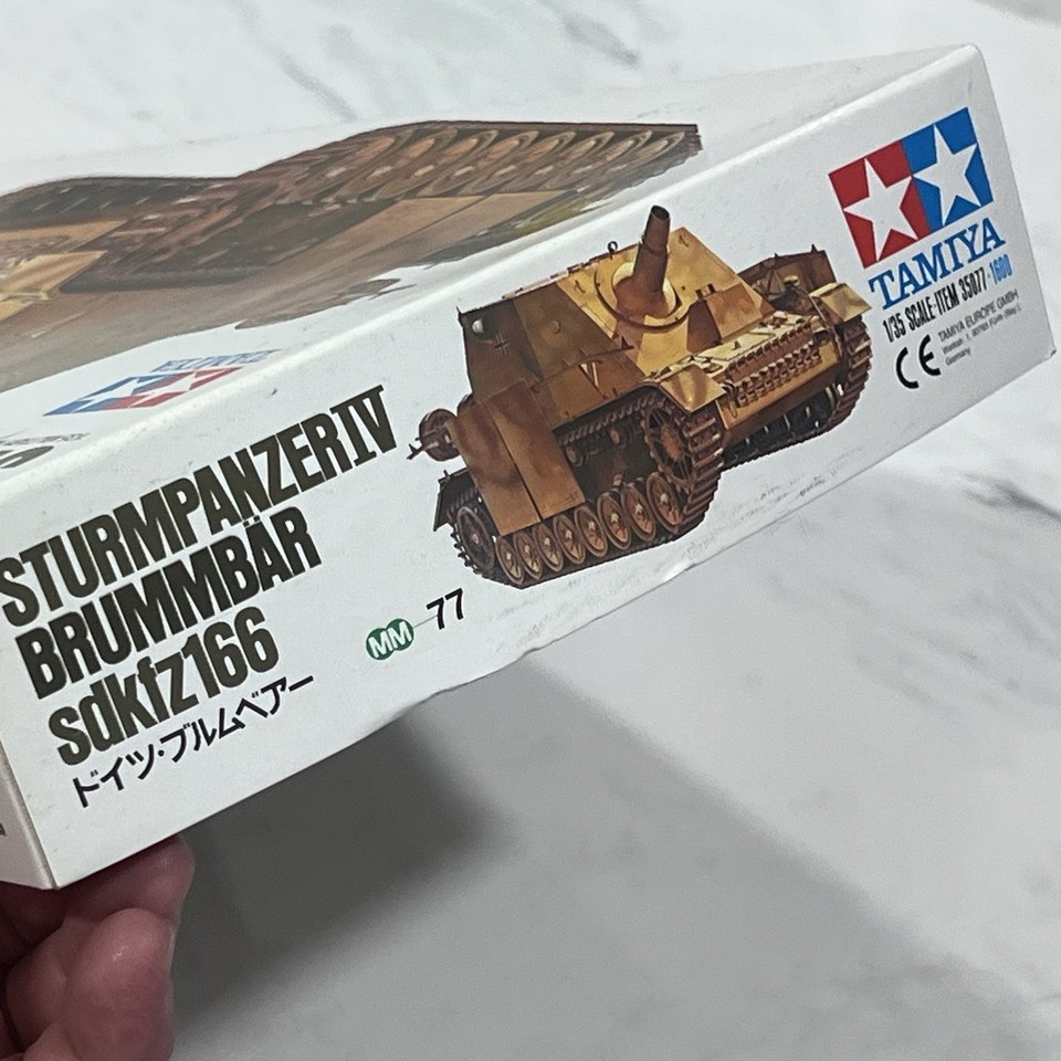 Sturmpanzer IV Brummbar Sd.Kfz 166 1/35 Tamiya Model Kit MM177 Vintage ...