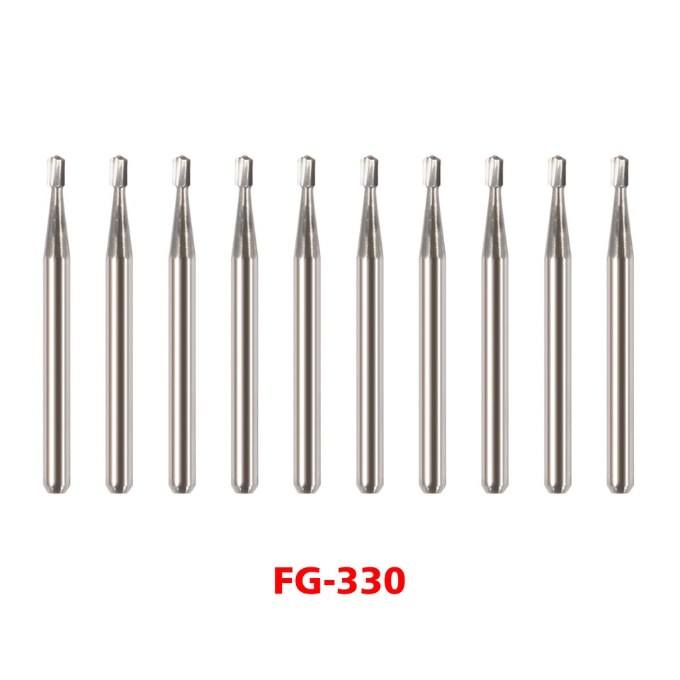 Dental Carbide Burs Tungsten Steel Bur FG # 330 Pear for High Speed ...