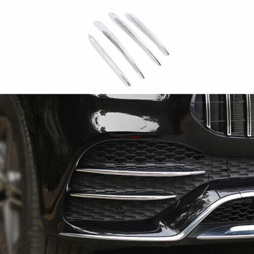 Fit For Benz GLE 2020-2022 Chrome ABS Exterior Front Fog Light Strip ...