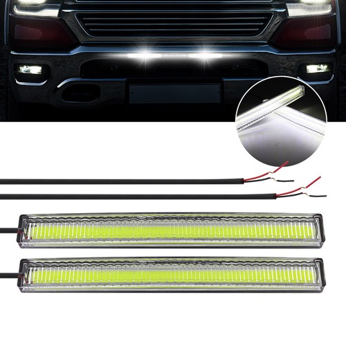 2x Waterproof 17CM LED Daytime Running Light Bar Car Bike Motorcycle | eBay