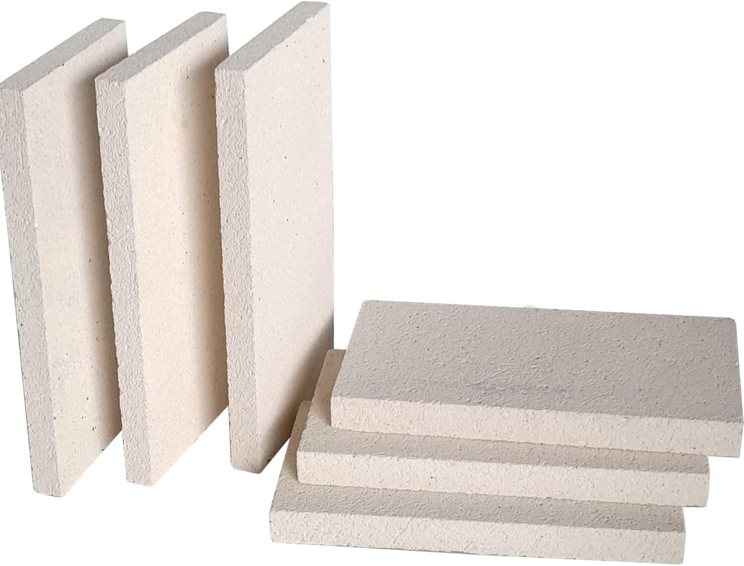 Insulating Firebrick - 9x4.5x0.75" - IFB 2500F - Pack of 6 Fire Brick ...