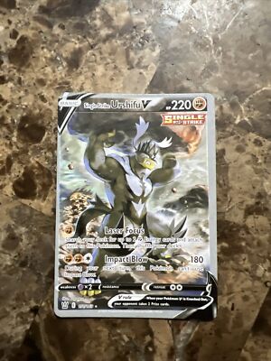 Pokémon TCG Single Strike Urshifu V Sword & Shield - Battle Styles 151/ ...