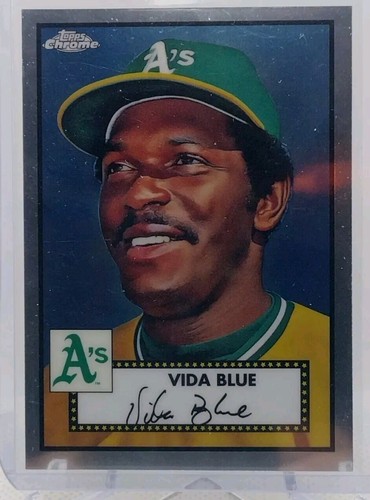 Vida Blue 2021 Topps Chrome Platinum Anniversary Oakland A's Athletics ...