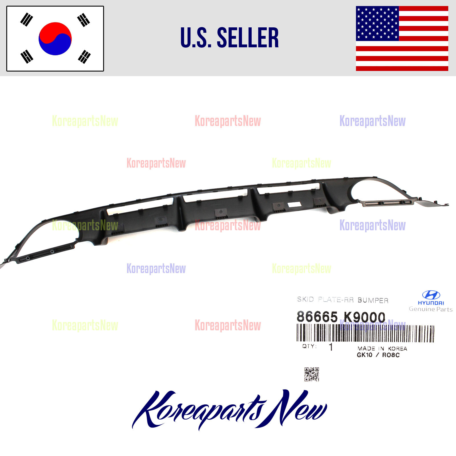 REAR Bumper Skid Plate 86665K9000 ⭐OEM⭐ Hyundai Veloster N 2019-2022 | eBay