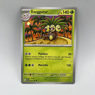 Card Pokemon Exeggutor Holo (It) 103-165 Scarlet Violet 151 | eBay