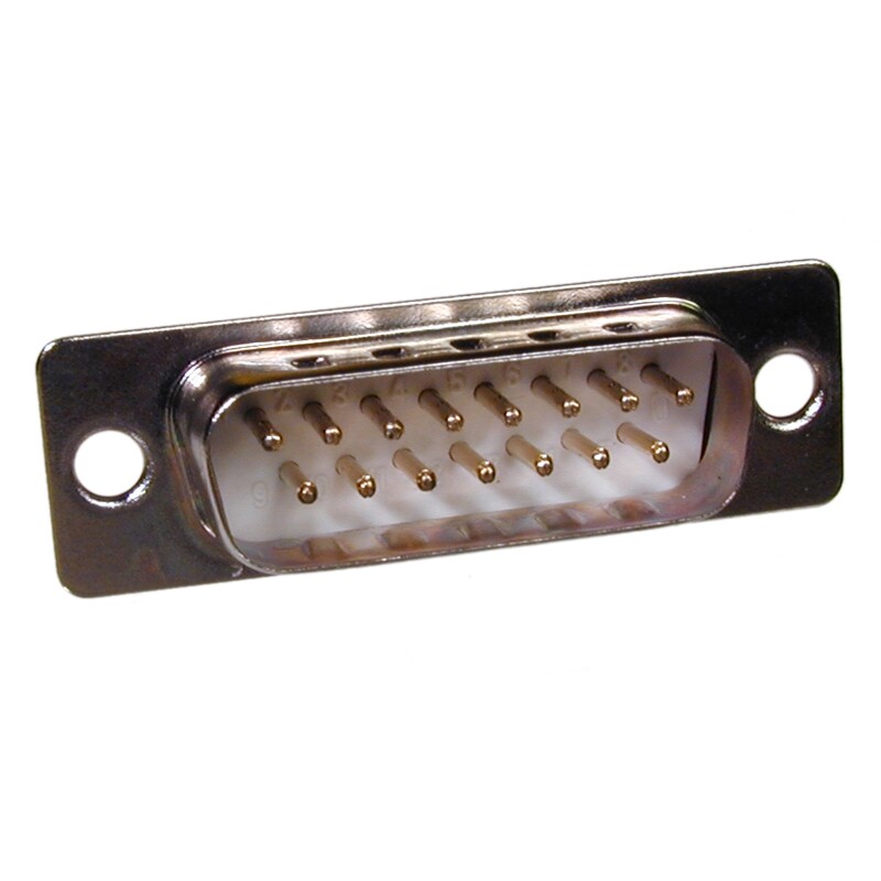 SUB-D-Stecker 15-polig mit Lötkelch gedrehte Präzisionskontakte | eBay