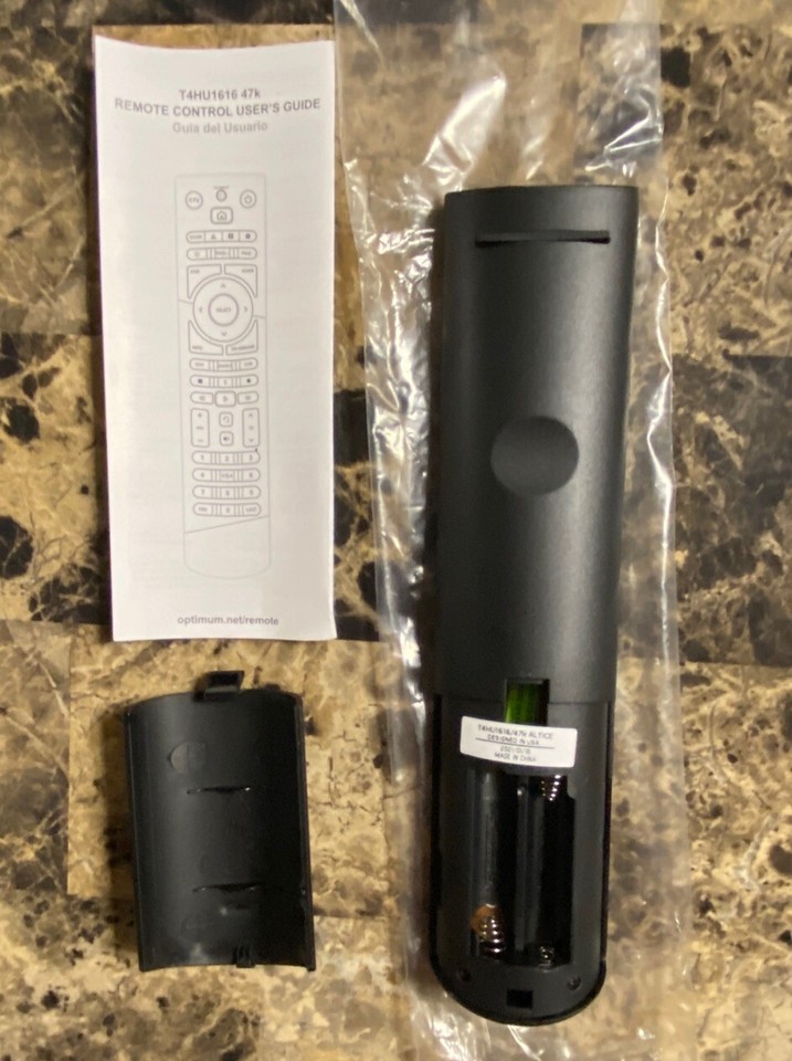 New T4HIU2101 47K Replace Remote for Optimum Cablevision Cable Box ...