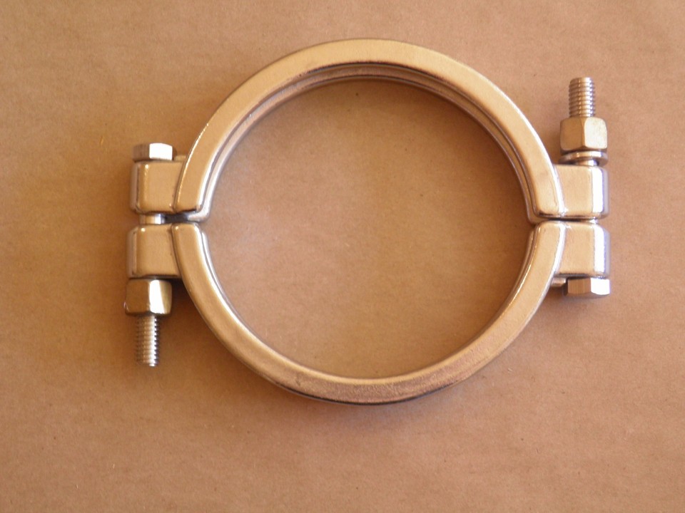 Bolted High Pressure Clamps 4" SS304 for Tri Clamp/Tri Clover Fittings ...