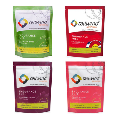 Tailwind Nutrition Endurance Fuel Caffeine 50 Serving Packs - Choose ...