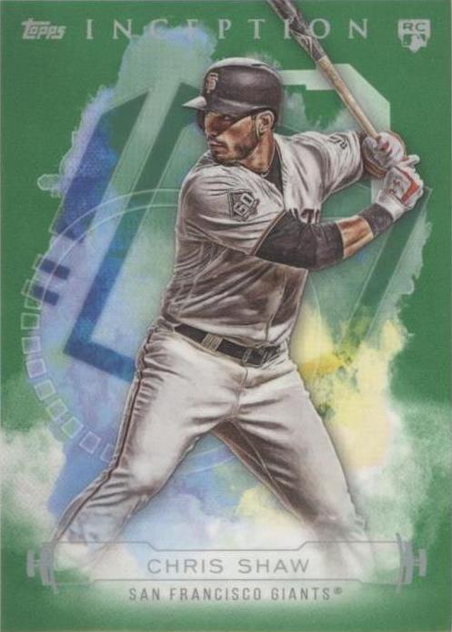 2019 Topps Inception - Chris Shaw #30 Green (RC) for sale online | eBay
