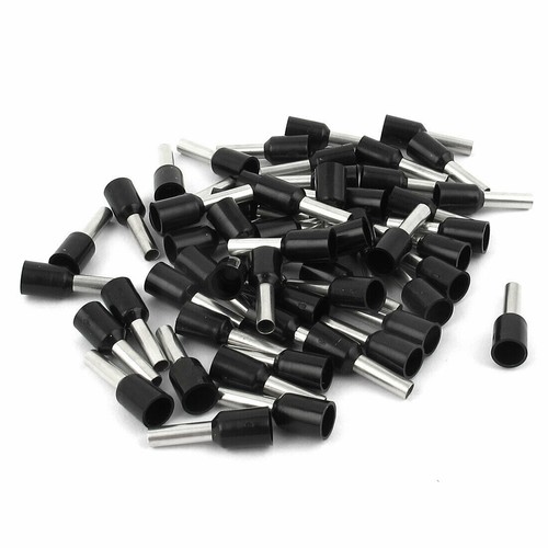 50 Pcs Wire Crimp Connector Terminal Insulated Ferrule E2508 14AWG 2 ...