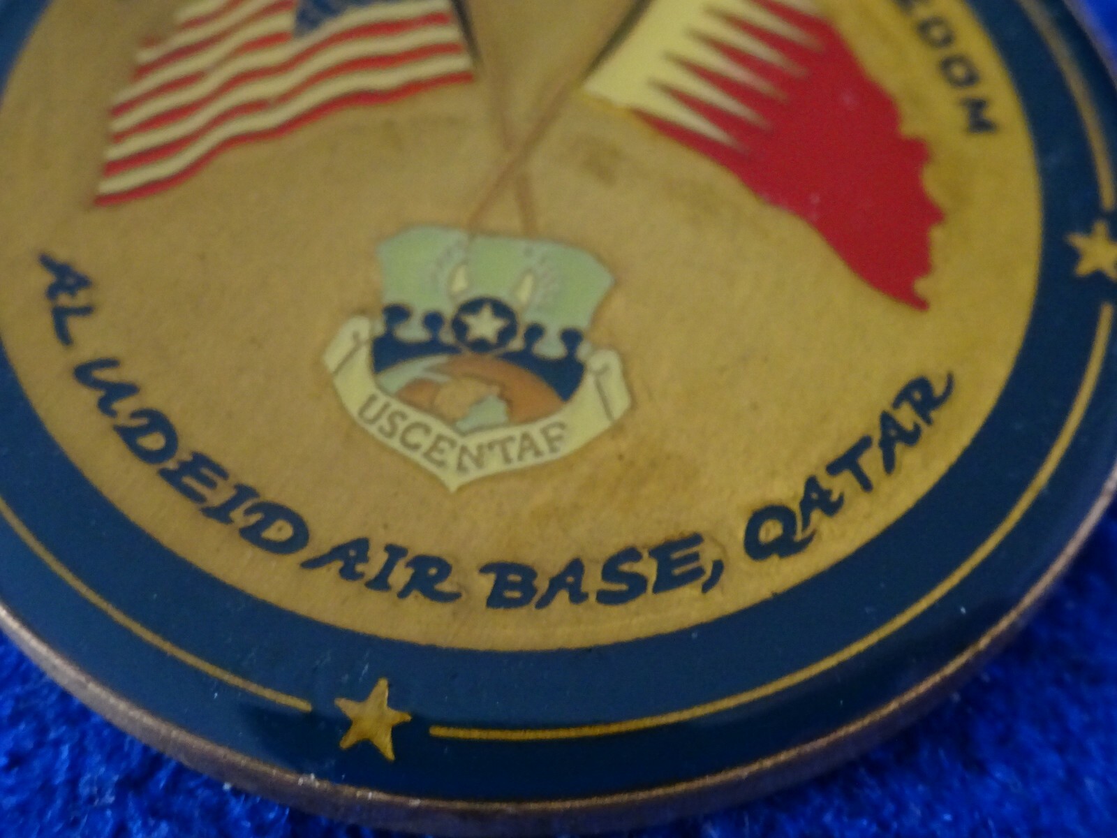 A43-1 US Coin Air Force AMMO Al Udeid AB Qatar Enduring Freedom 379 ...