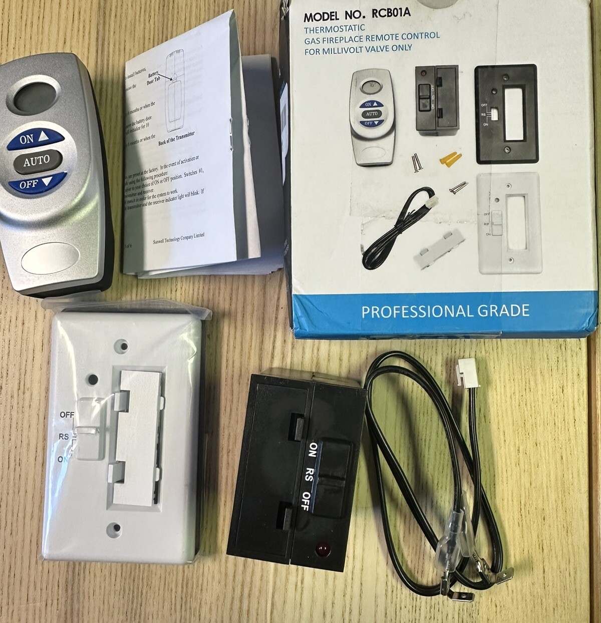 Ambient On/Off Thermostat Fireplace Remote Control (RCST) Open Box | eBay