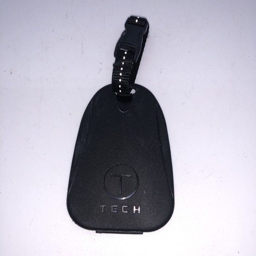T-Tech Tumi Black Hard Shell Luggage Tag With Buckle | eBay