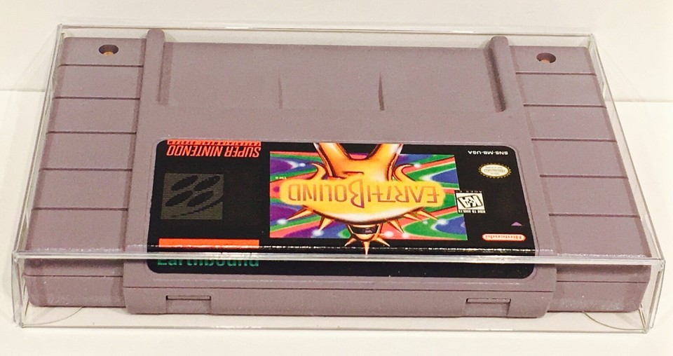 10 SNES CARTRIDGE PROTECTORS Custom Clear Cases Super Nintendo Video ...