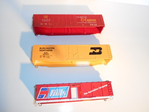 Boxcar top sections only x 3. For spares. HO scale. Bachmann & Lifelike ...
