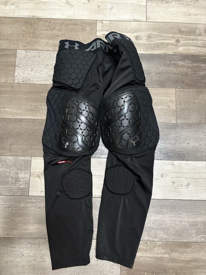 Under Armour Gameday Pro Padded Tights Adult Large With McDavid Hex 🏈 ...