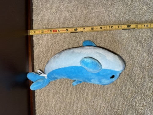 Destination Nation Blue Dolphin Plush Stuffed Animal by Aurora EUC | eBay