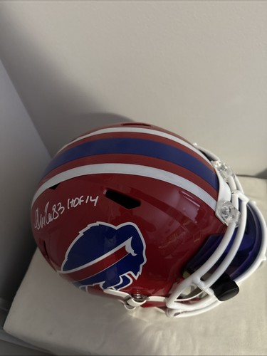 Andre Reed Signed Riddell Full Size Helmet Buffalo Bills With Visor ...