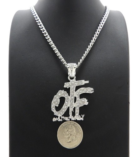Only the Family OTF Pendant 7mm 18" ~ 30" Cuban Chain Stainless Steel ...