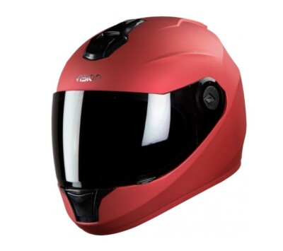 Steelbird HI-GN Men Vision Painted Glossy Sports Red Helmet M Size ...