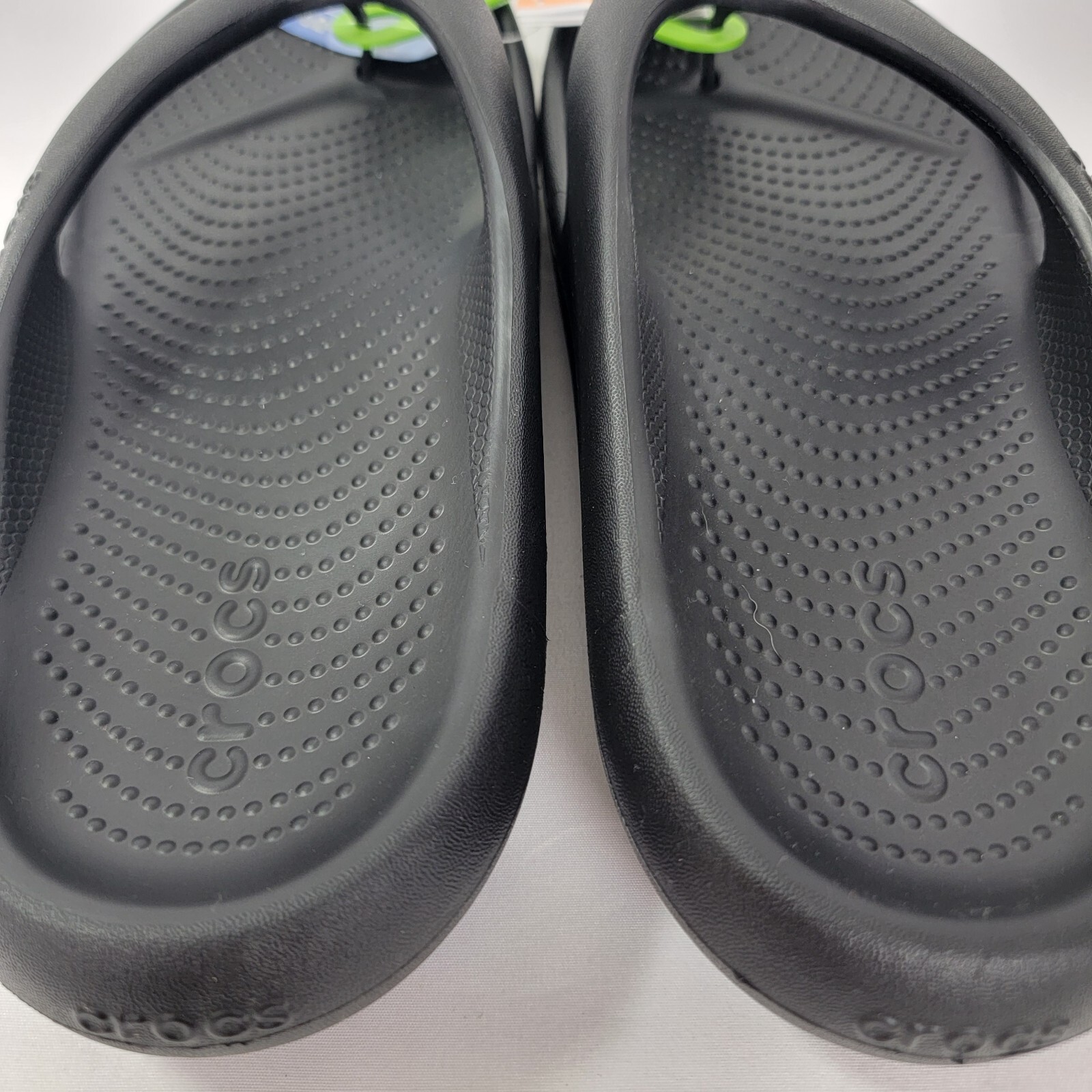 Crocs MELLOW FLIP flop Black Thong Sandal 208437-001 LiteRide NEW Soft ...