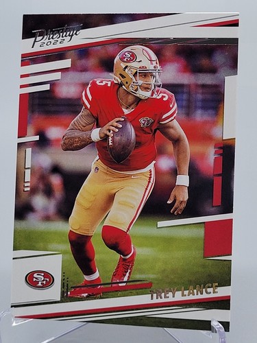 2022 PANINI PRESTIGE TREY LANCE BASE FOOTBALL CARD SAN FRANCISCO 49ERS ...