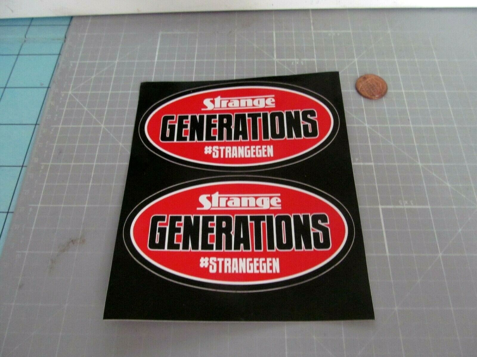 STRANGE GENERATIONS Sticker / Decal RACING ORIGINAL OLD STOCK | eBay