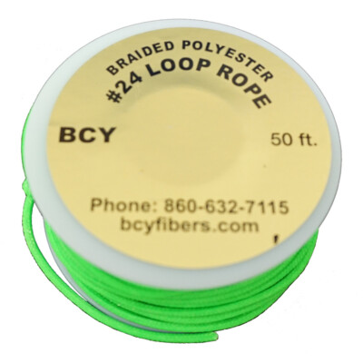BCY 66529 24 D-Loop Material Neon Green 50 Ft. | eBay