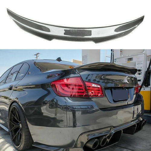 2011-2017 BMW F10 5 Series Rear Trunk Spoiler Wing Carbon Style PSM ...